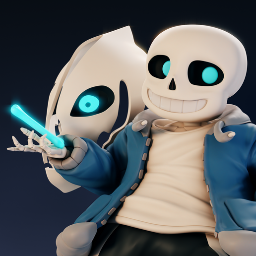 ♂️ Sans | Undertale.・ 3D File for ・Cults