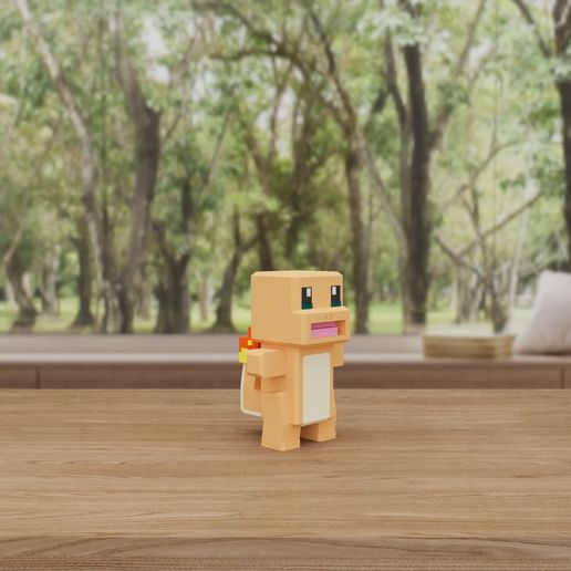🐉 Charmander Pokemon Multipart・Free 3D File for 3D printing・Cults