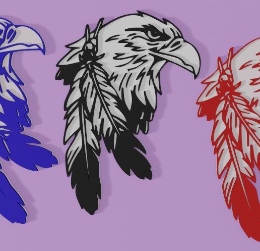 🦅 Eagle・Free STL File for 3D printing・Cults
