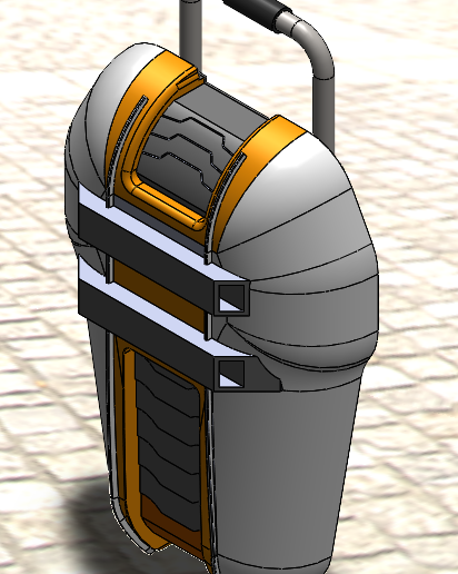 STL 文件 Gibraltar Shield (Apex Legends) 🇬🇮 ・可下载 3D 打印设计・Cults
