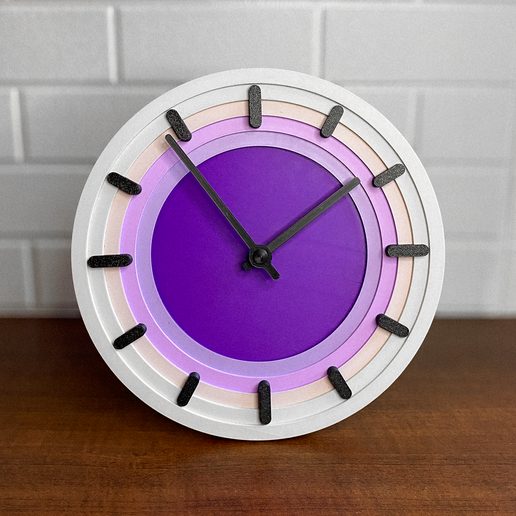 🕰️ Topo Wall Clock - Home Accessories and Decoration by Lunfardo・ STL ...
