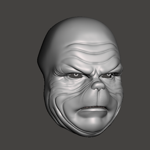 🐚 Grinch Mask face shell with led eyes・ OBJ File for 3D printing・Cults