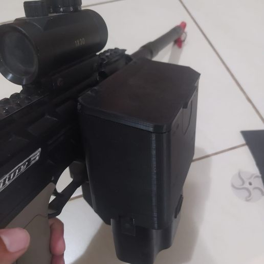 📦 PAINTBALL Box Mag 3d de 150 Bolinhas para Dye Dam (EMF100) e Rip Clip ...