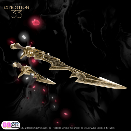 🗡️ Verso's Sword Corpeso STL Files | Life Sized | High Detail・ 3D File ...