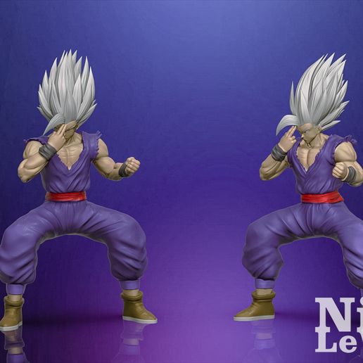 🐉 Son Gohan Beast Dragon Ball 3D Printable・ STL File for ・Cults