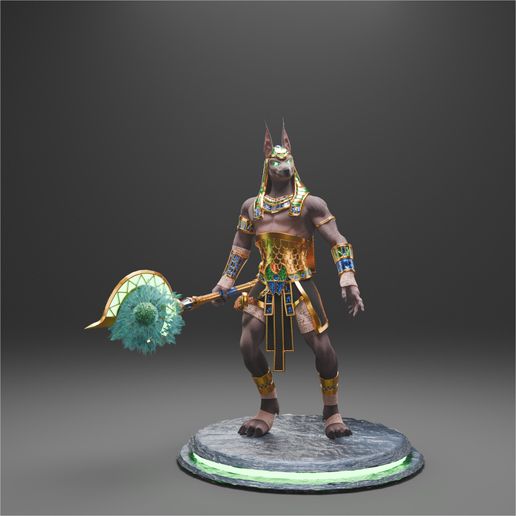 👹 Anubis from smite・ STL File for 3D printing・Cults