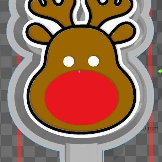 Archivo STL Molde de cabeza de reno 🎅 ・Diseño imprimible en 3D para ...