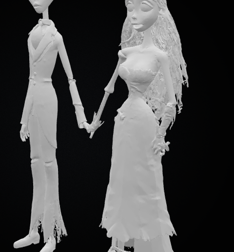 🖤 Corpse Bride – Emily & Victor・ STL File for 3D printing・Cults