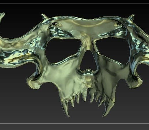 STL file Danzig mask 🪨 (OBJ)・3D printable model to download・Cults