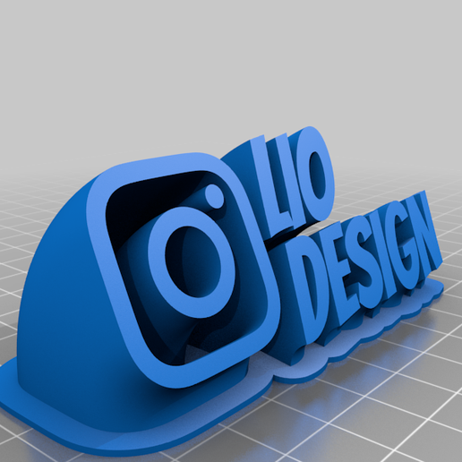 Descargar archivo STL gratis Placa con el nombre de Lio Design • Modelo para la impresión en 3D ...