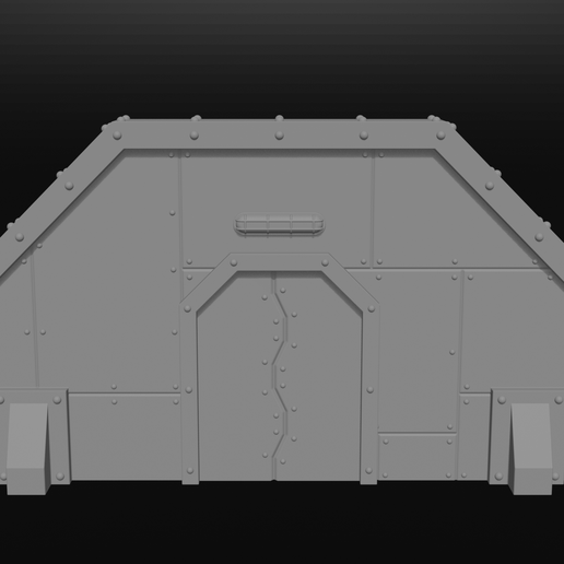 🎲 Scifi Barracks Commandpost・Free STL File for 3D printing・Cults