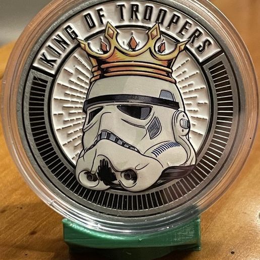 🪙 Challenge Coin Holder very discrete .・Free 3D File for ・Cults