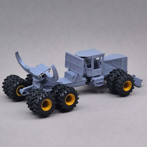 🚜 Tigercat 640 Clambunk Skidder 1/24 scale・ STL File for 3D printing・Cults