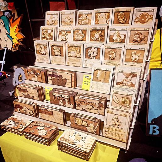 Archivo 3D 50+ Pack Pokemon Card Laser Cut 🐉 ・Diseño imprimible en 3D ...