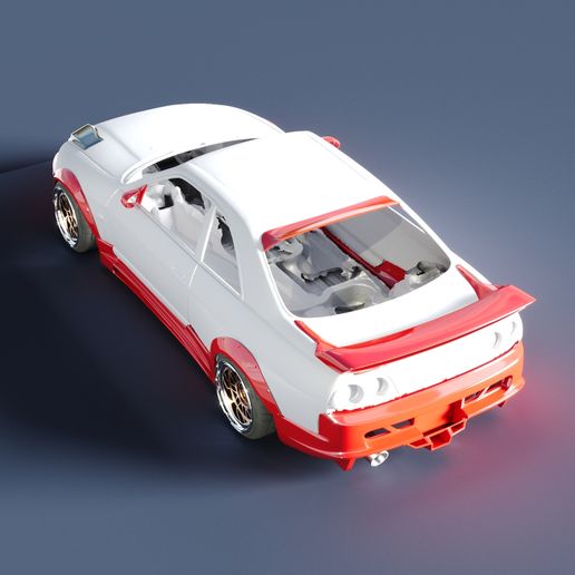 🇯🇵 NISSAN SKYLINE GTR R33 ABFLUG body kit・ 3D File for 3D printing・Cults