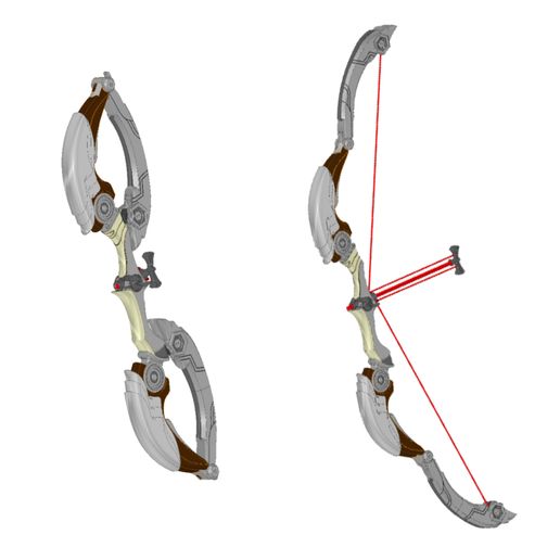 🏹 Predator Folding Compound Bow Prop | Predator Badlands Cosplay | Por ...