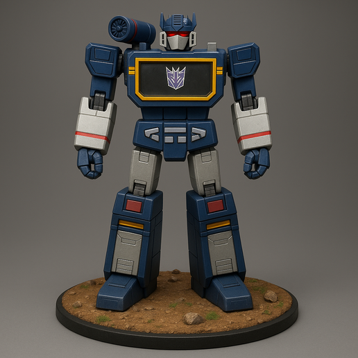 🤖 G1 Soundwave statue・ STL File for 3D printing・Cults