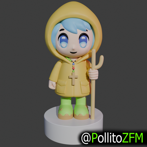 🇻🇦 Luce the vatican mascot・ 3D File for 3D printing・Cults