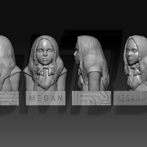 👤 M3GAN・ OBJ File for ・Cults