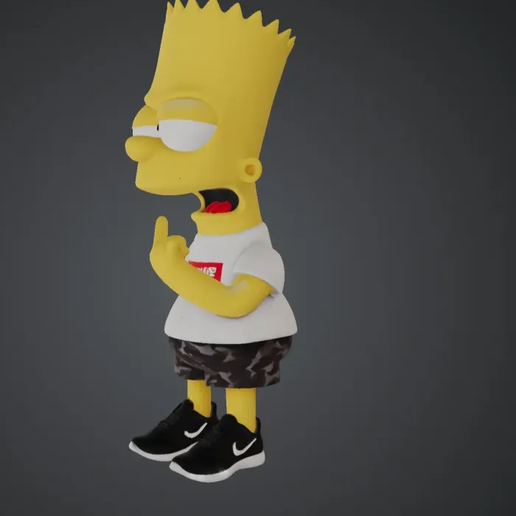 👾 bard simson・ 3D File for 3D printing・Cults