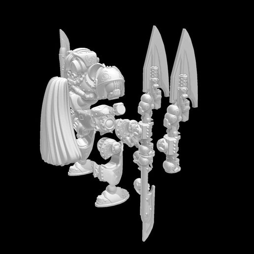 STL file OPR - CUSTODIAN BROTHERS - ASSAULT WALKER - Aurelia 🦸 ・3D ...