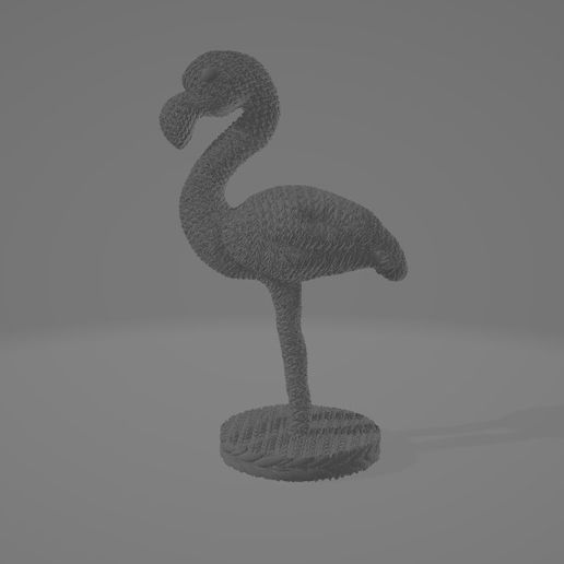 STL file Crochet Flamingo 🦩 (OBJ)・3D printer design to download・Cults