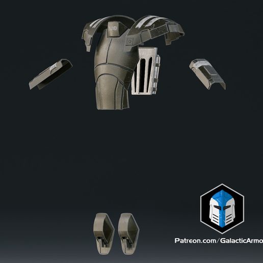 👤 Fallout NCR Ranger Armor - 3D Print Files・ 3D File for 3D printing・Cults