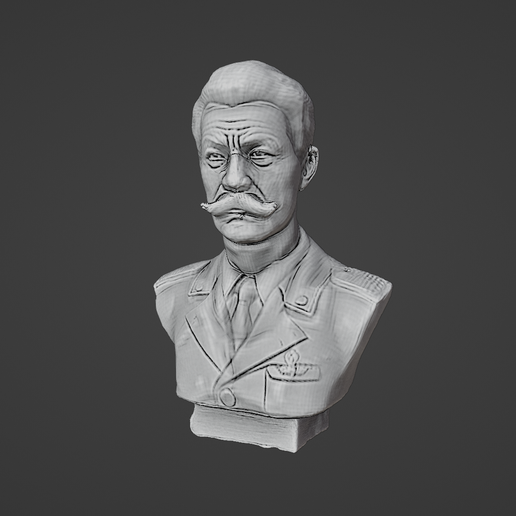 3D file Josef Stalin Bust 👤 ・3D print model to download・Cults