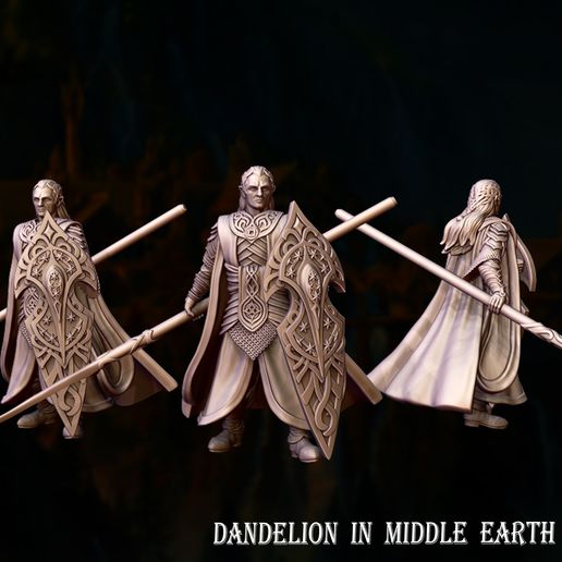 🤴 High King of High Elf・ STL File for 3D printing・Cults