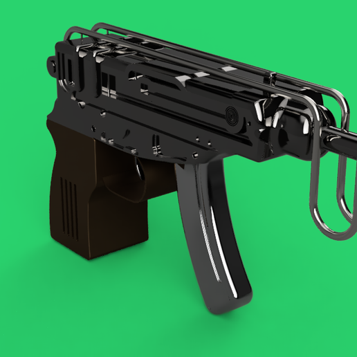 3MF file Foldable Gun / handgun / pistol scorpio weapon smg 🔫 ・3D ...