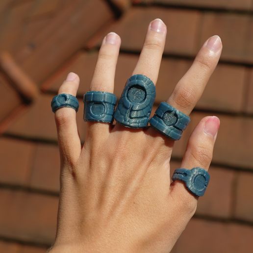 🔗 Link's Ultrahand Rings・3D Print with the creality ender 3 v3 SE 3D ...