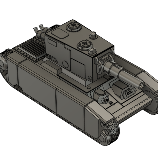 🪖 PDF Heavy Tank 1・Free STL File for ・Cults