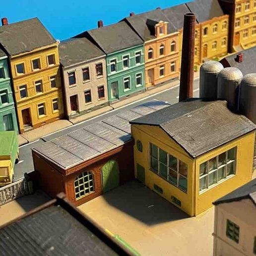 🏗️ Brewery 2/3 - brewhouse (z-scale)・Free 3D File for ・Cults