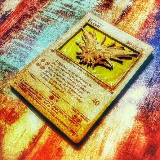 🐉 Pack 8 Pokemon cards (US&Fr) Laser Cut・ 3D File for 3D printing and ...