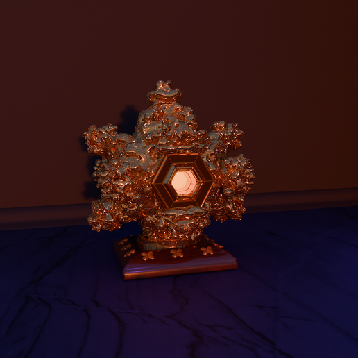 📐 Fractal bloom・ STL File for 3D printing・Cults