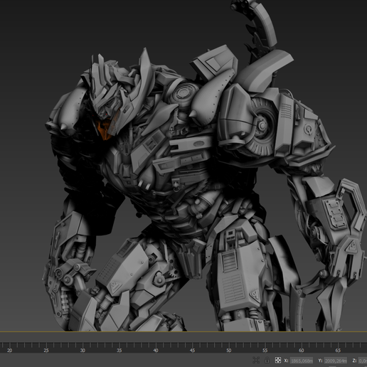 🤖 Megatron Transformers DOTM・ STL File for 3D printing・Cults