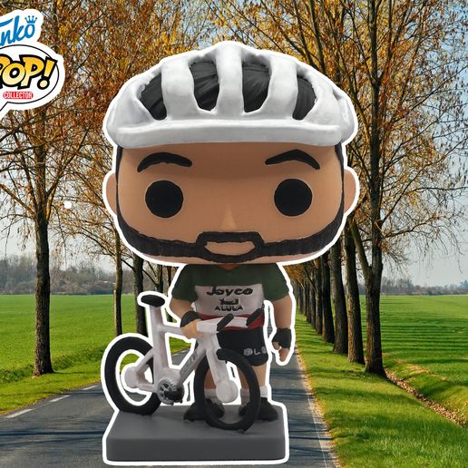 STL file FUNKO POP! CYCLIST 👨 ・3D print design to download・Cults