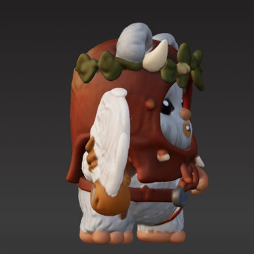 🎨 Ewok Chief Chirpa Chibi - Fan Art・ STL File for 3D printing・Cults