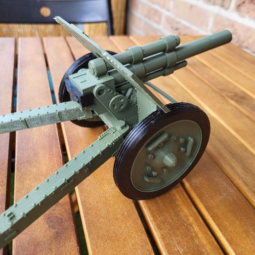 🚗 M 30 soviet towed howitzer 1 16 scale for WPL RC Trucks・ STL File for ...