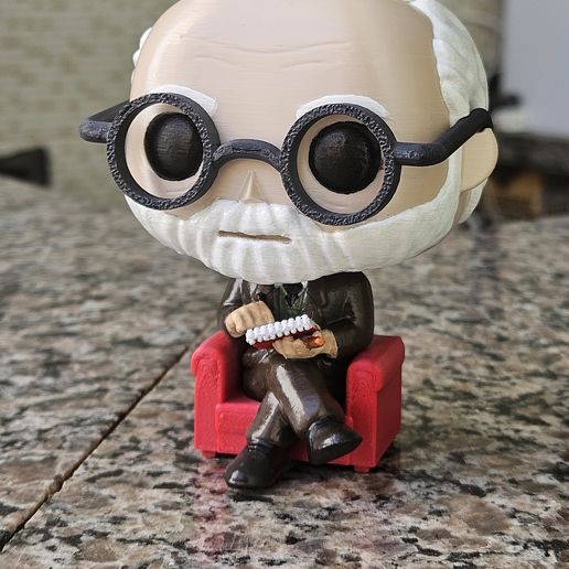 👾 Sigmund Freud Funko Pop・3D Print with the BambuLab A1 3D printer・Cults