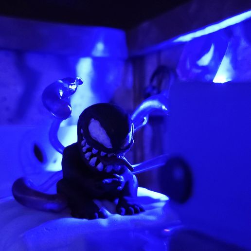 👶 Baby Venom in Gamer Mode: The Quintessential Marvel Fan・ 3D File for ...