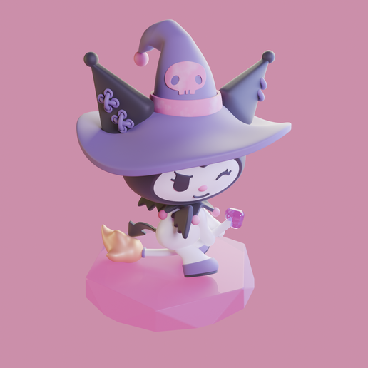 STL file Kuromi Sanrio Halloween 🎃 ・3D print design to download・Cults