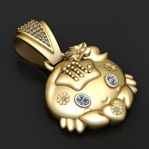 🔑 Nanashi Mumei Pendant 3D printable model・ STL File for 3D printing・Cults