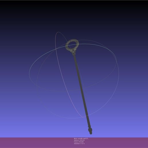 🎭 Isekai Shikkaku Annette Staff・ STL File for 3D printing・Cults