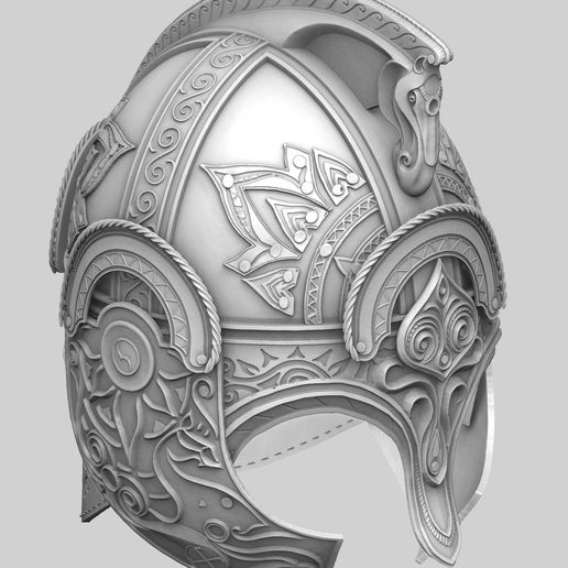 🤴 UPDATED - KING THEODEN'S ROYAL HELM - A CROWN OF ROHAN'S GLORY・ OBJ ...