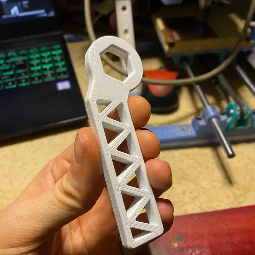 STL file ER11 Chuck Wrench Tool 3d Printable 🔧 ・Model to download and ...