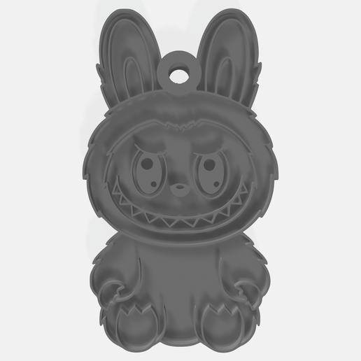 🗝️ Labubu keychain・ STL File for 3D printing・Cults