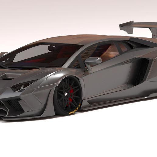 👽 Aventador Body Kit Printable・ 3D File for 3D printing・Cults