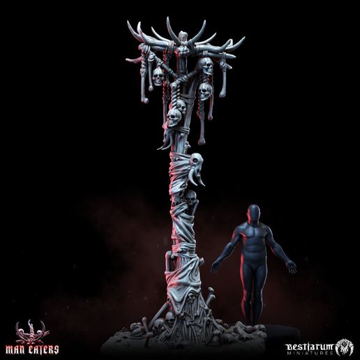 🦴 Bone Totems x2・ 3D File for 3D printing・Cults