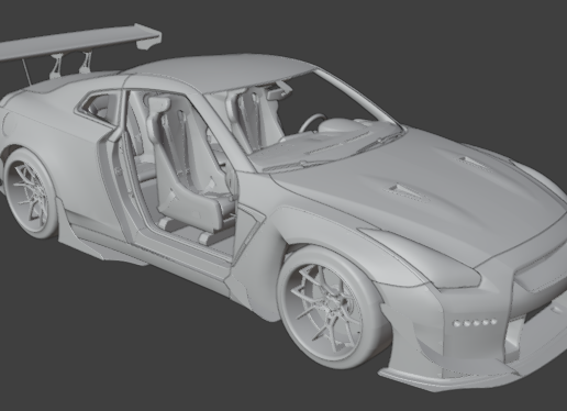 STL file Nissan GTR R35 V2 car 🚗 ・3D printer design to download・Cults